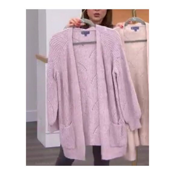 Democracy | Sweaters | New Democracy Sweater Cozy Knit Cardigan Blush ...